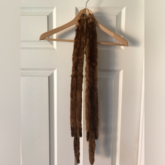Accessories | Vintage Mink Collar Scarf Retro Fur Scarf Collar Full ...